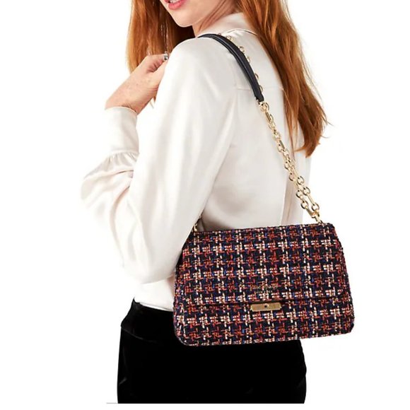 kate spade | Bags | Kate Spade Medium Carlyle Tweed Shoulder Bag | Poshmark